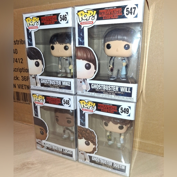 Funko | Toys | Funko Stranger Things Ghostbuster Figures Set | Poshmark